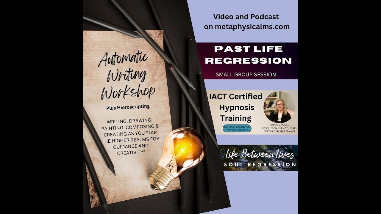 Automatic Writing and Hypnosis Training with Shari Crook - YouTube