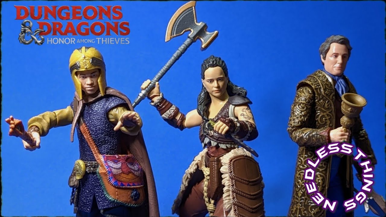 Dungeons & Dragons Golden Archive Honor Among Thieves Wave 1 Needless Unboxing - YouTube