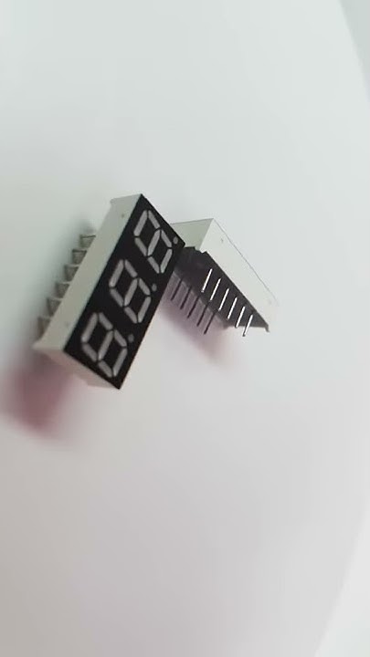 0.28inch 7 segment display - YouTube