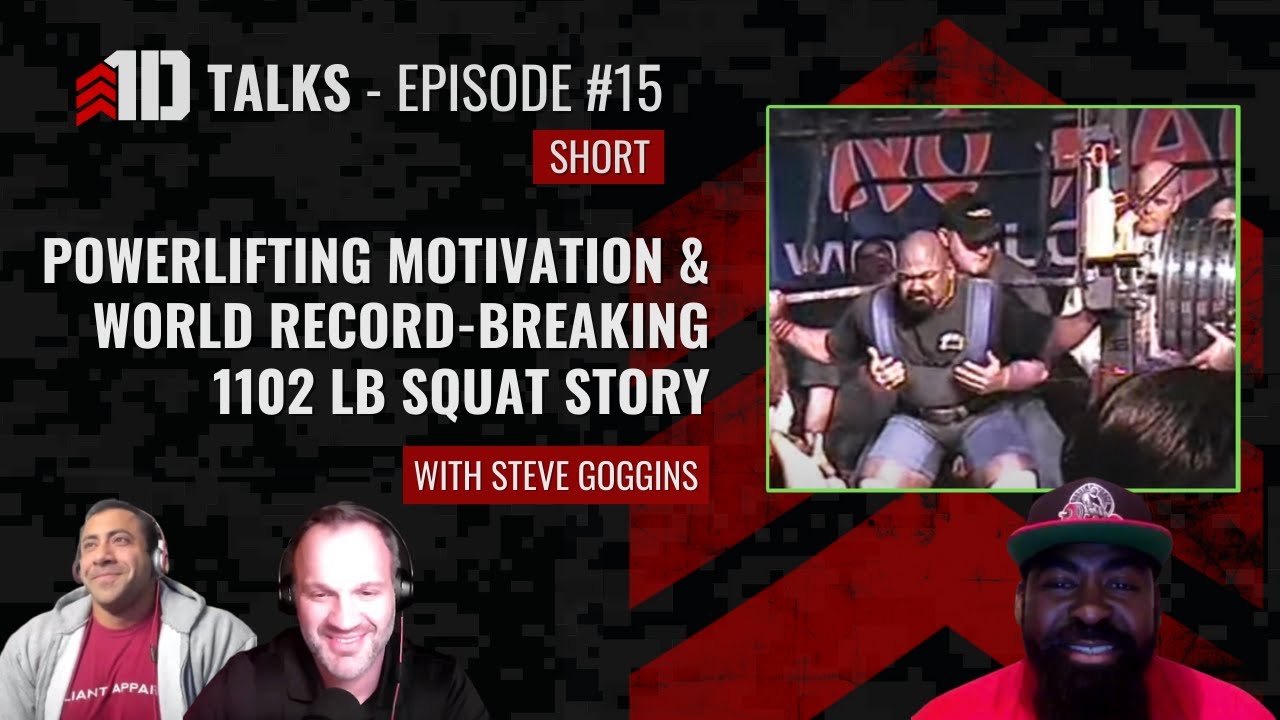 Steve Goggins 1102 Squat 💪 | World Record Holder | Powerlifting ...