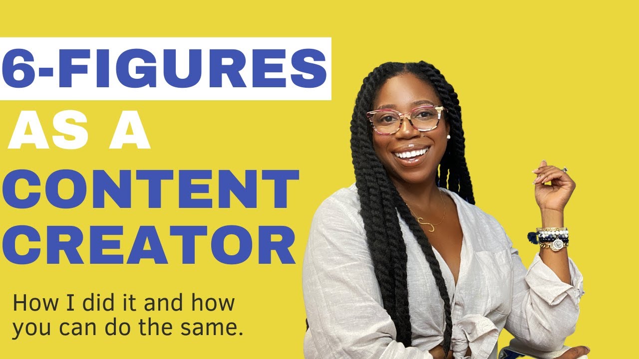 Make money as a content creator: 5 steps to earning 6 figures - YouTube
