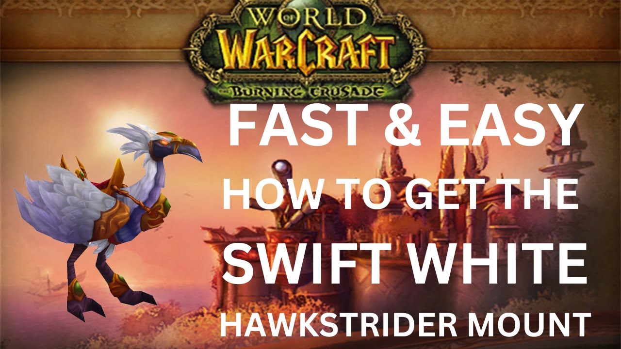 DAILY FARM! How to get Swift White Hawkstrider Mount Guide | Magisters ...
