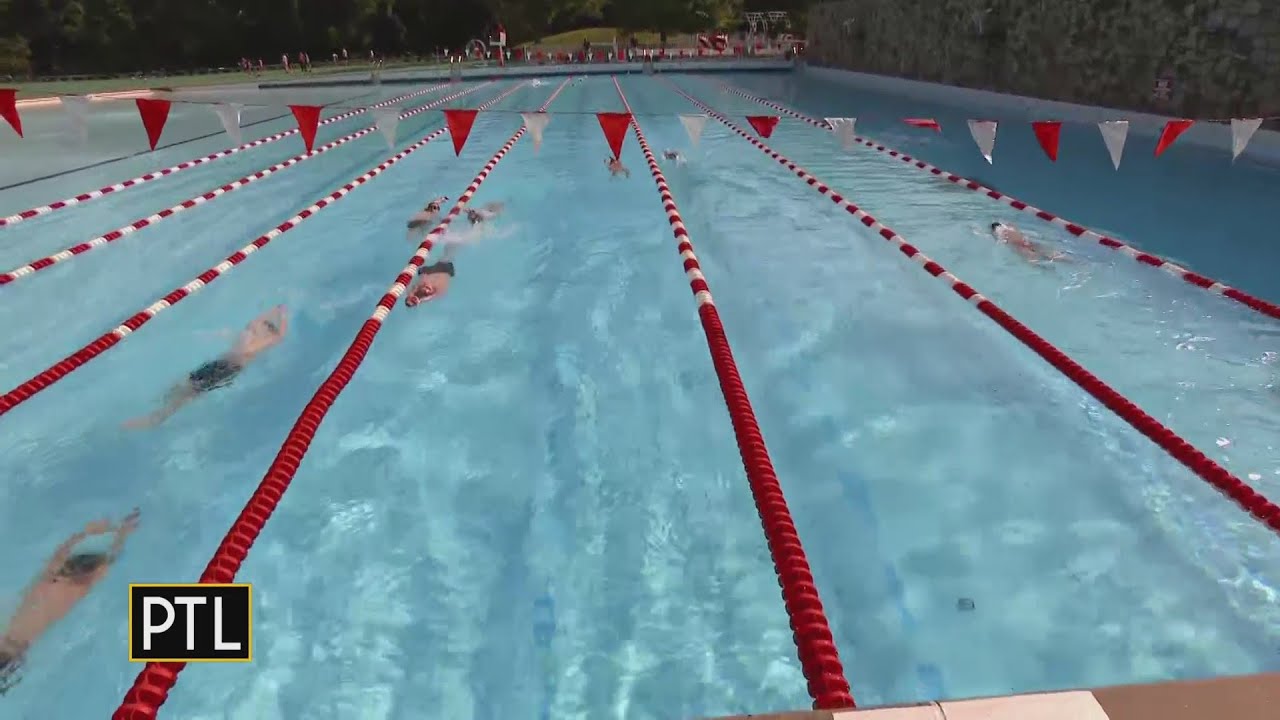 Hanging out at the pool on the first day of summer - YouTube