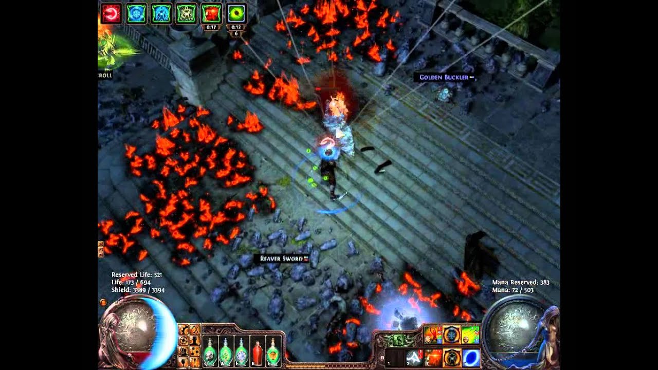 [PoE] Scion Split Arrow Low-Life - 71 Colonnade map - YouTube