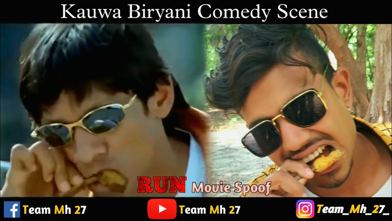Kauwa Biryani | Run Movie Spoof | Kauwa Biryani Comedy Scene | Vijay ...