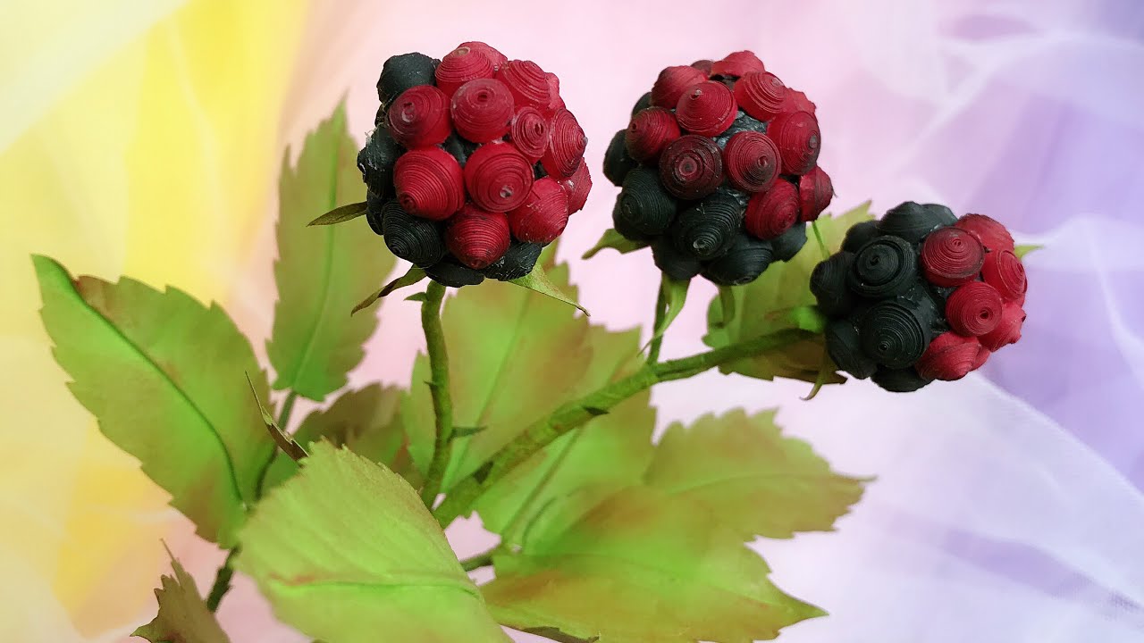 ABC TV | How To Make Raspberry Fruit - Paper Quilling - Craft Tutorial ...