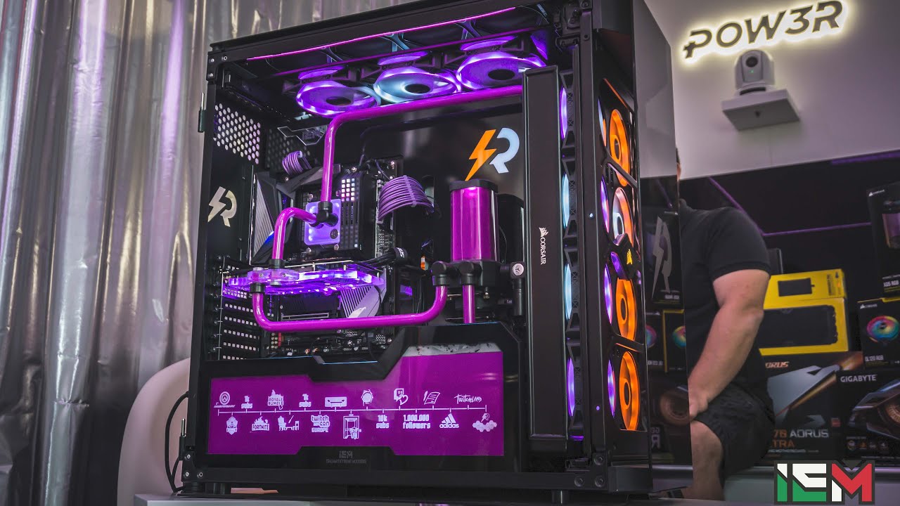 ECCO il MEGA PC CHE ABBIAMO REALIZZATO PER POW3R! - YouTube