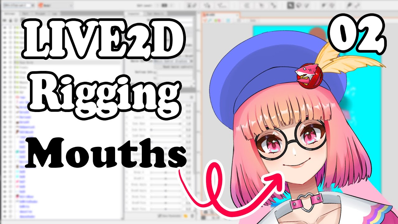 【Live2D Rigging】02: How to rig Mouths & Expressions feat. Minimal_Art ...