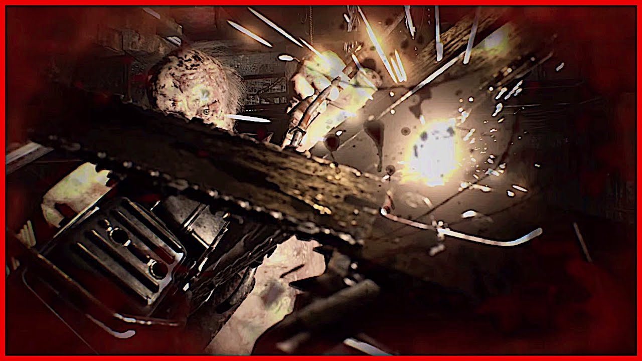 RESIDENT EVIL 7 Biohazard: Epic Chainsaw Clash With JACK!!! - YouTube