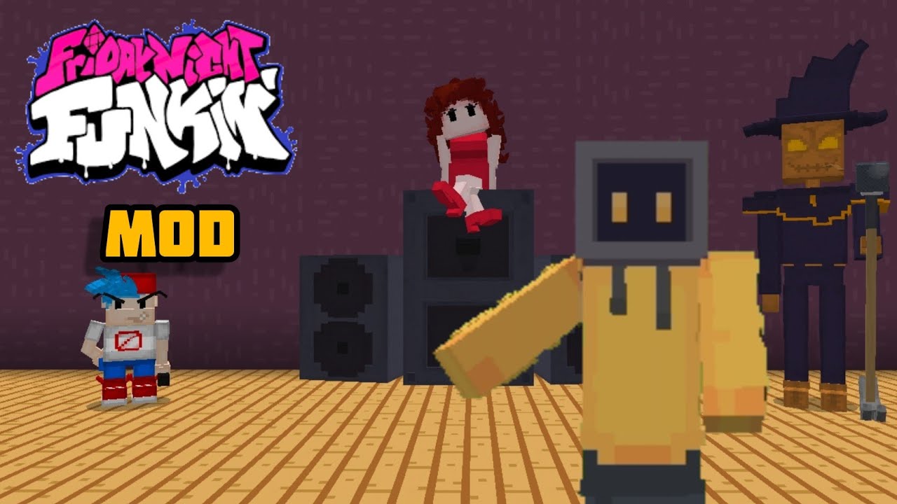 Friday Night Funkin' Mod | Minecraft PE | Addon - YouTube