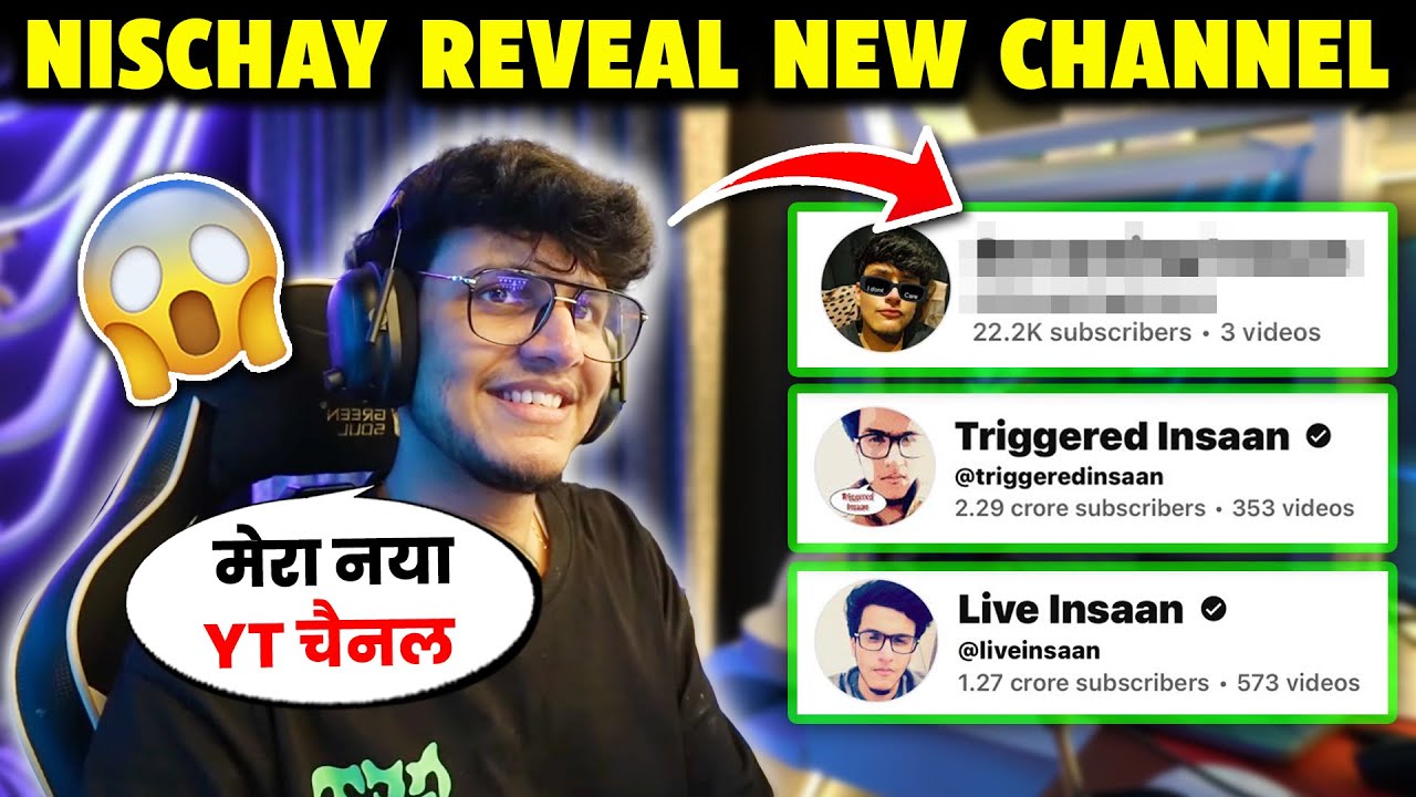 😱 Triggered Insane Launches NEW GAMING Channel ! | Streaming Insaan ...