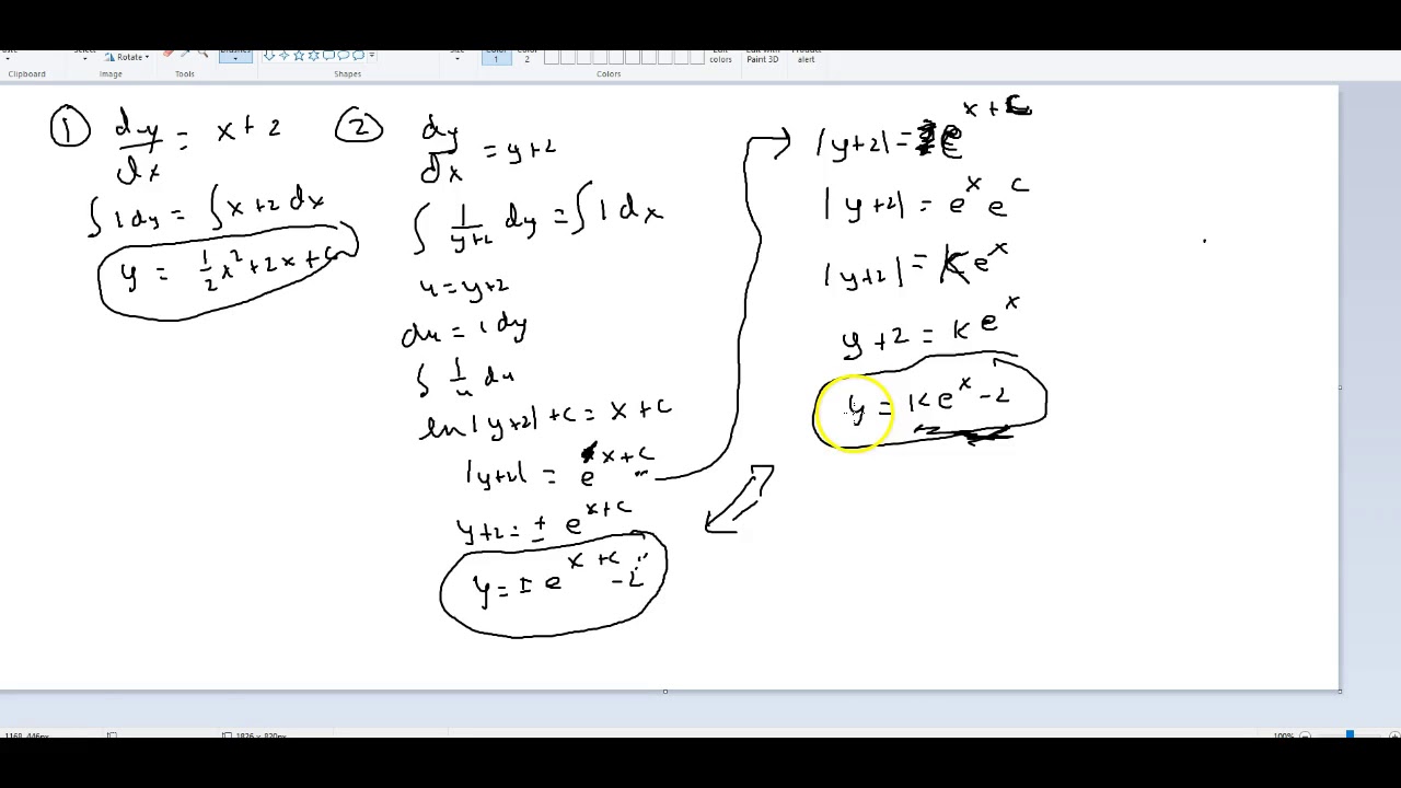 Calc BC 9 - 1 Part 2 Diffeq - YouTube