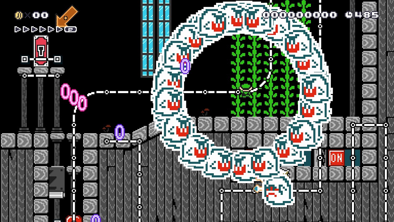 Super Mario Maker 2 Level Showcase: Queen Boo's Spinning Spirits - YouTube