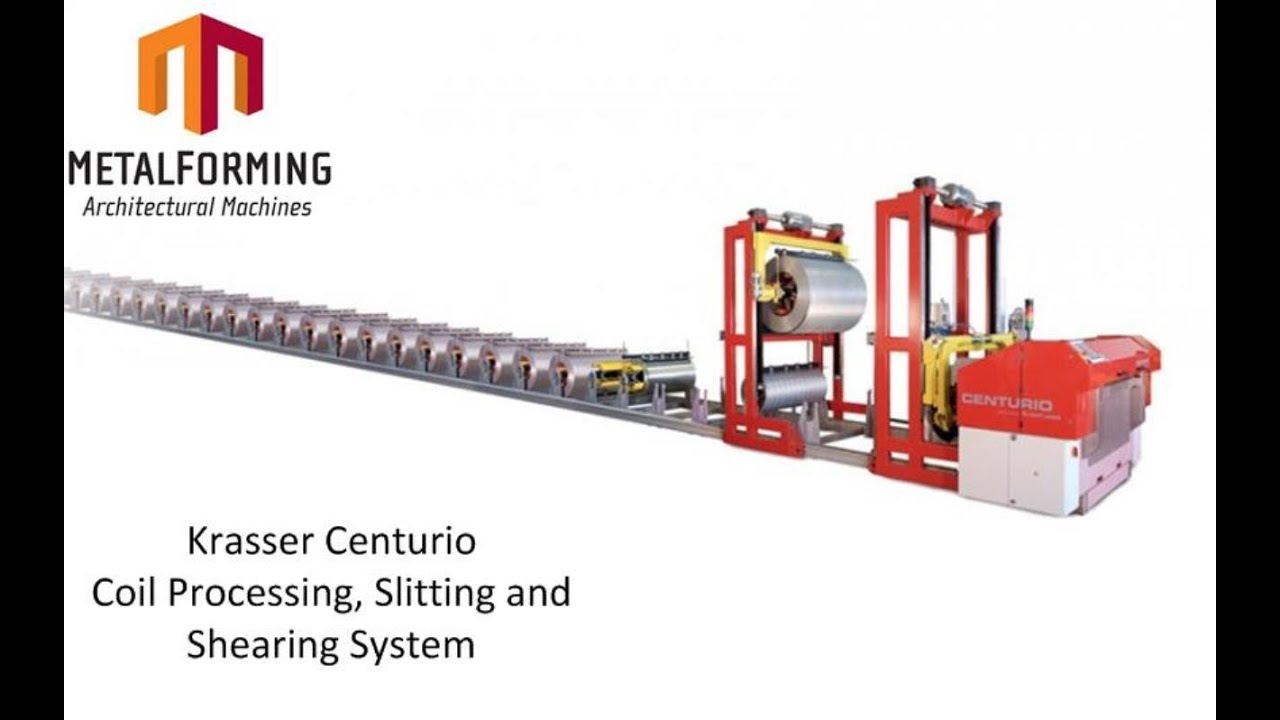 Krasser Centurio Automated Metal Cutting and Coil Handling System - YouTube
