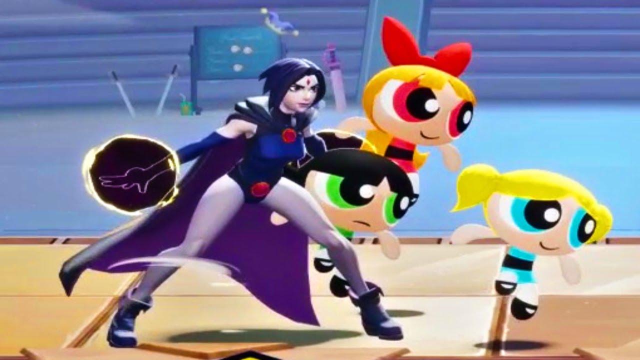 MultiVersus - Raven and Powerpuff Girls Unique Interactions HD - YouTube