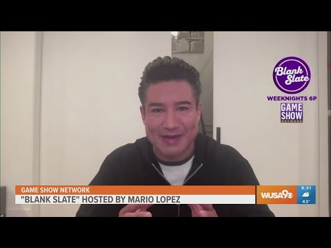 Mario Lopez tells us about his new game show "Blank Slate" - YouTube