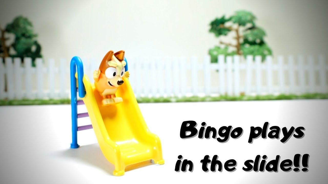 Bingo plays in the slide - Bluey Episode - YouTube