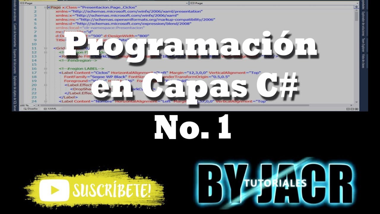 PROGRAMACION EN CAPAS C# No. 1 - YouTube