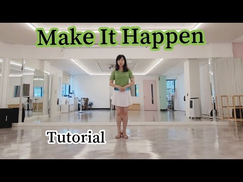 Make It Happen Line Dance (Improver) Tutorial💃💃 - YouTube