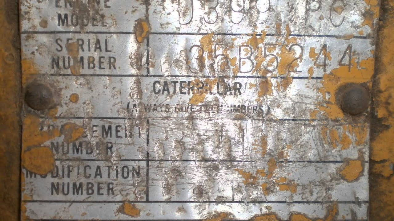 CAT D 399 Marine Diesel Engine - YouTube