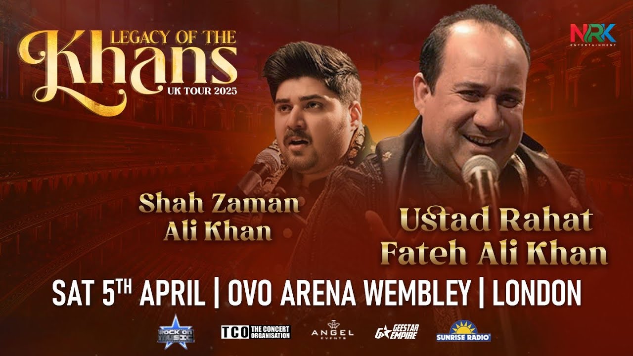 Legacy of the Khans: Rahat Fateh Ali Khan & son Shah Zaman Ali Khan April 2025 London UK - YouTube