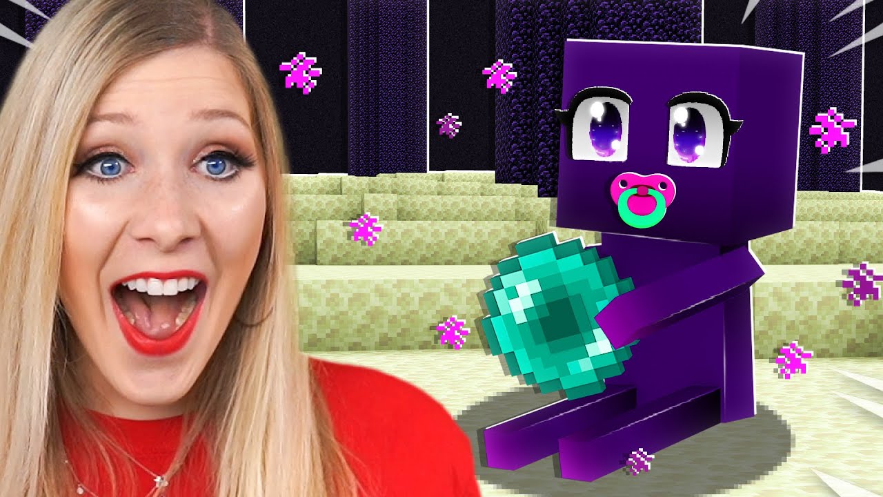 Playing Minecraft as BABY MOBS! - YouTube