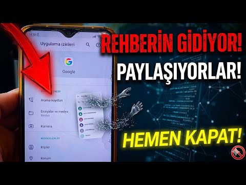 TELEFON REHBERİNİ PAYLAŞIYORLAR! Hemen Bu Gizli Ayarı Kapat 🚫