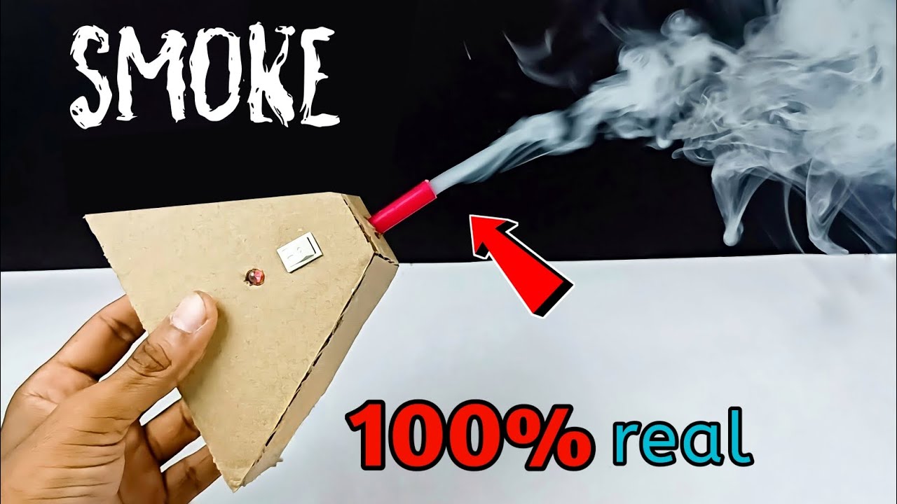 how to make smoke machine at home || Homemade smoke machine - YouTube