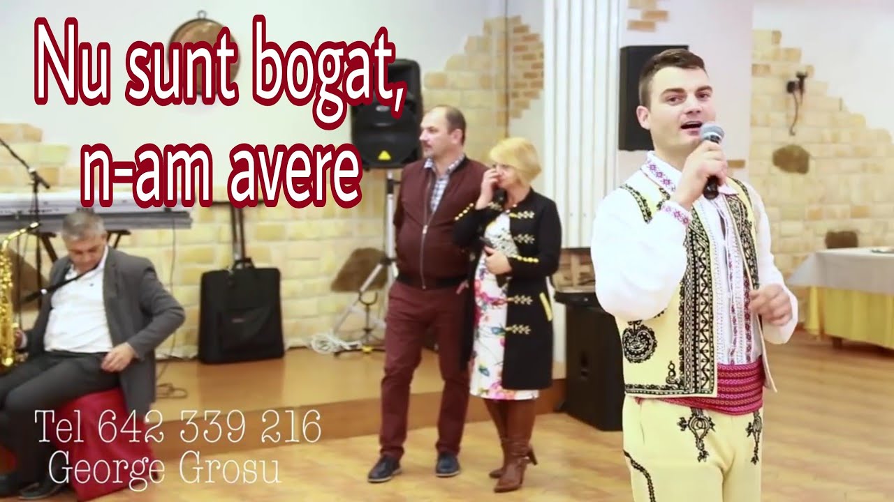 George Grosu♦️Nu sunt bogat n-am avere (COVER) live Salones Foguet ...
