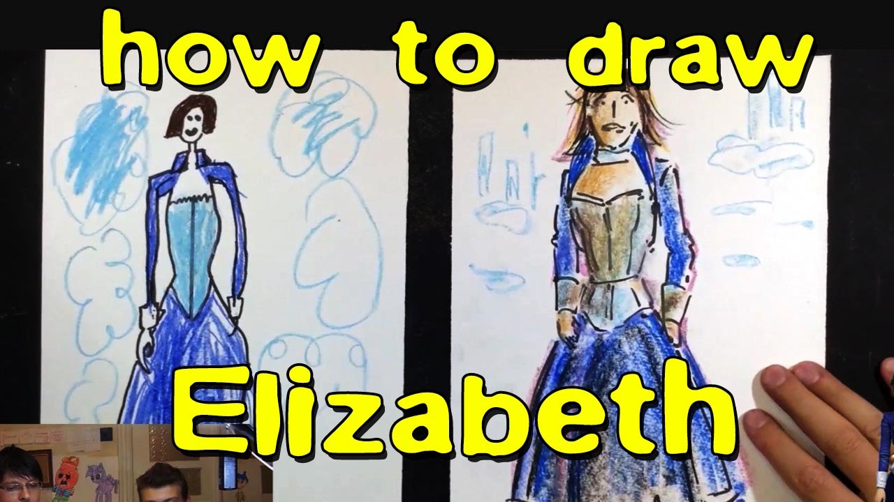 Bioshock Elizabeth Drawing