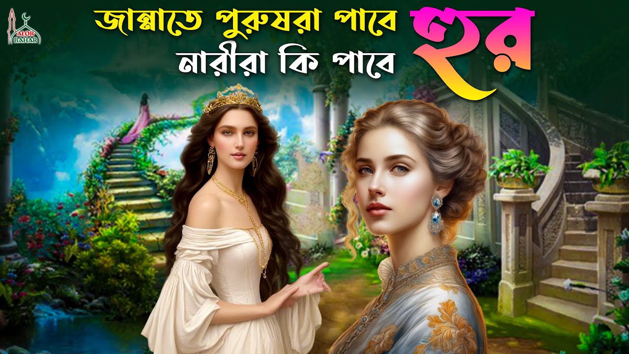 জান্নাতে পুরুষরা পাবে ৭০ জন হুর, নারীরা কি পাবে ? Jannater Hur - YouTube