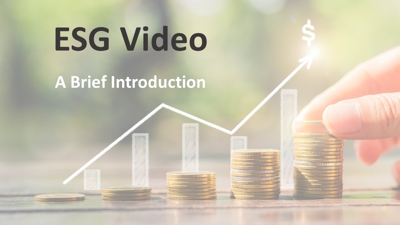 ESG series: What is ESG? - YouTube