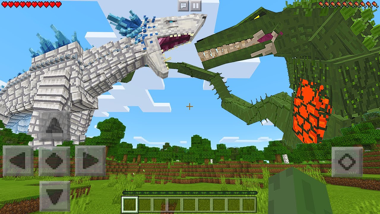 I Found SHIMO vs BIOLLANTE in Minecraft Pocket Edition... - YouTube
