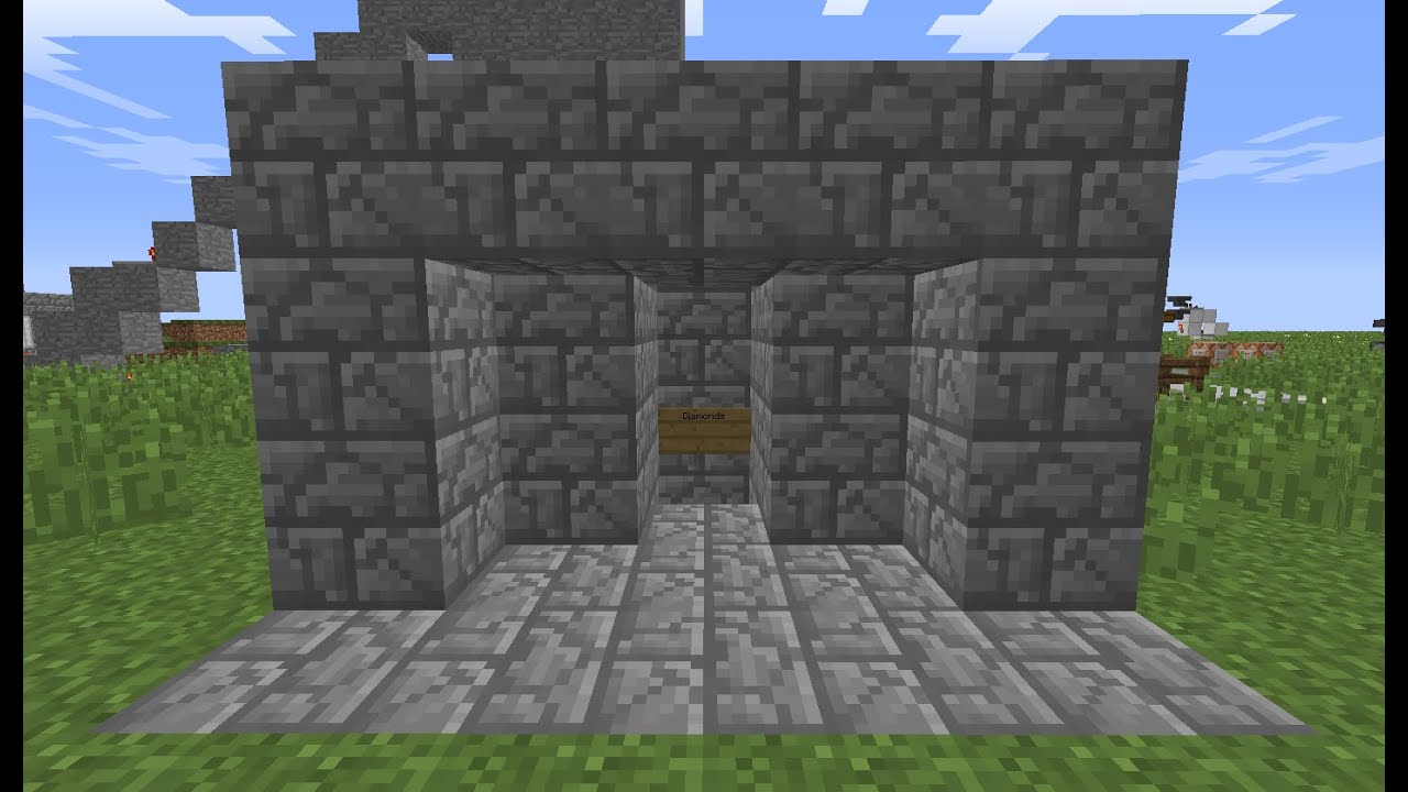 [Minecraft PC] Falling Anvil Trap - YouTube