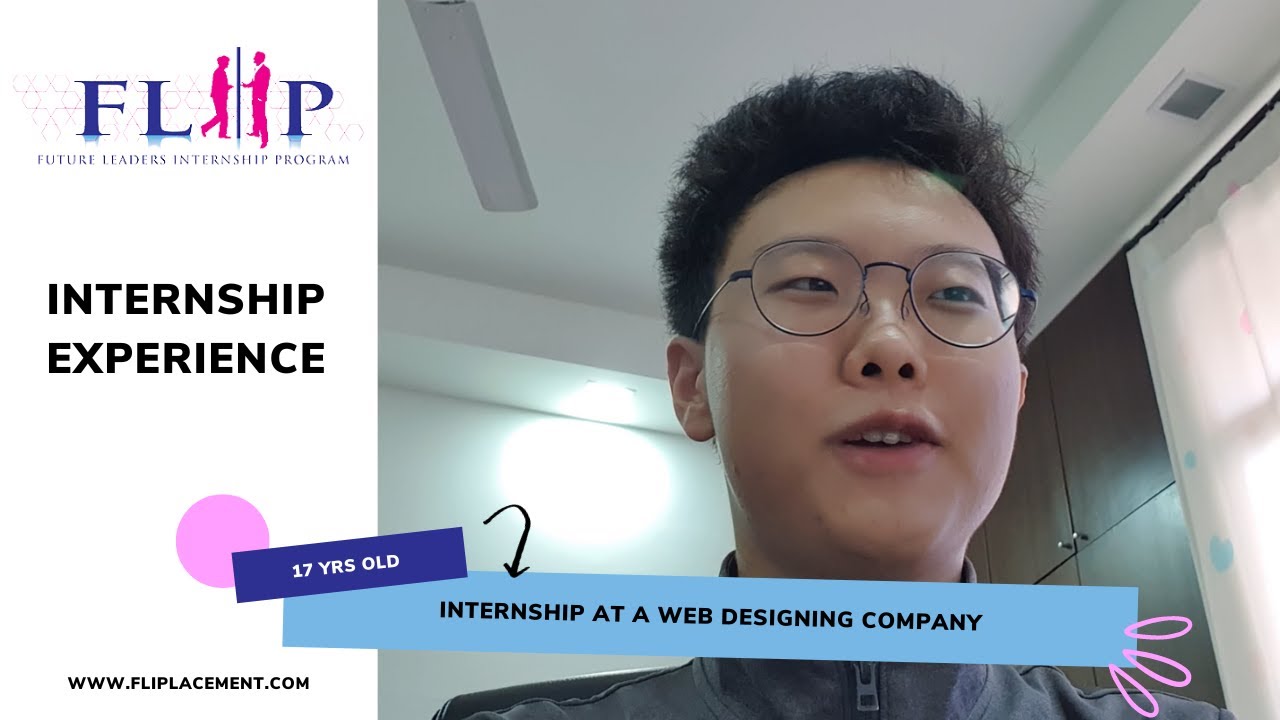 Internship at a Web Designing Company - YouTube