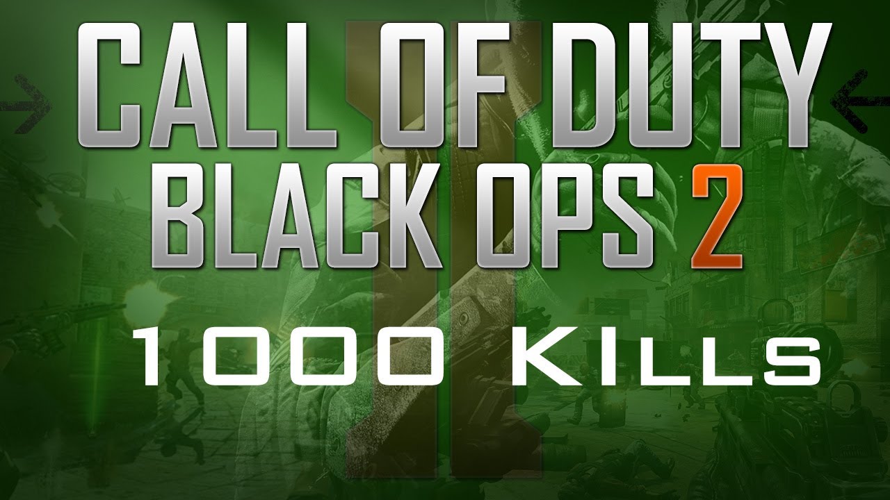 Black Ops 2 - 1,000 KILLS - Combat -Training Call of Duty BO2 by ...