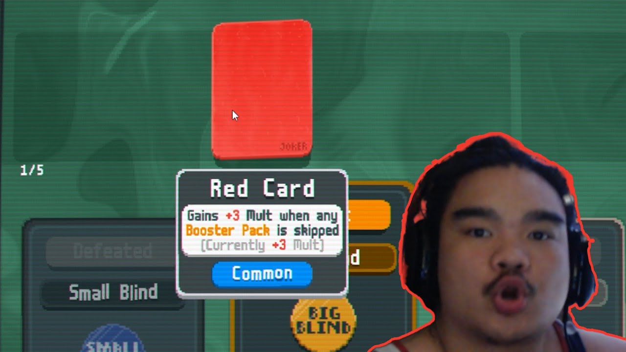 Is This Soccer or Balatro? (get it because it's a red card ...