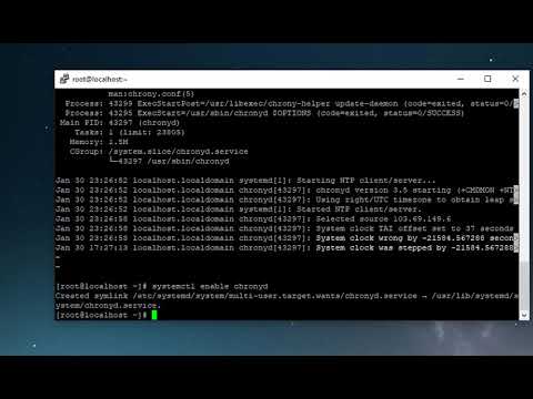 How to Install NTP in RHEL 8 Centos 8 - YouTube