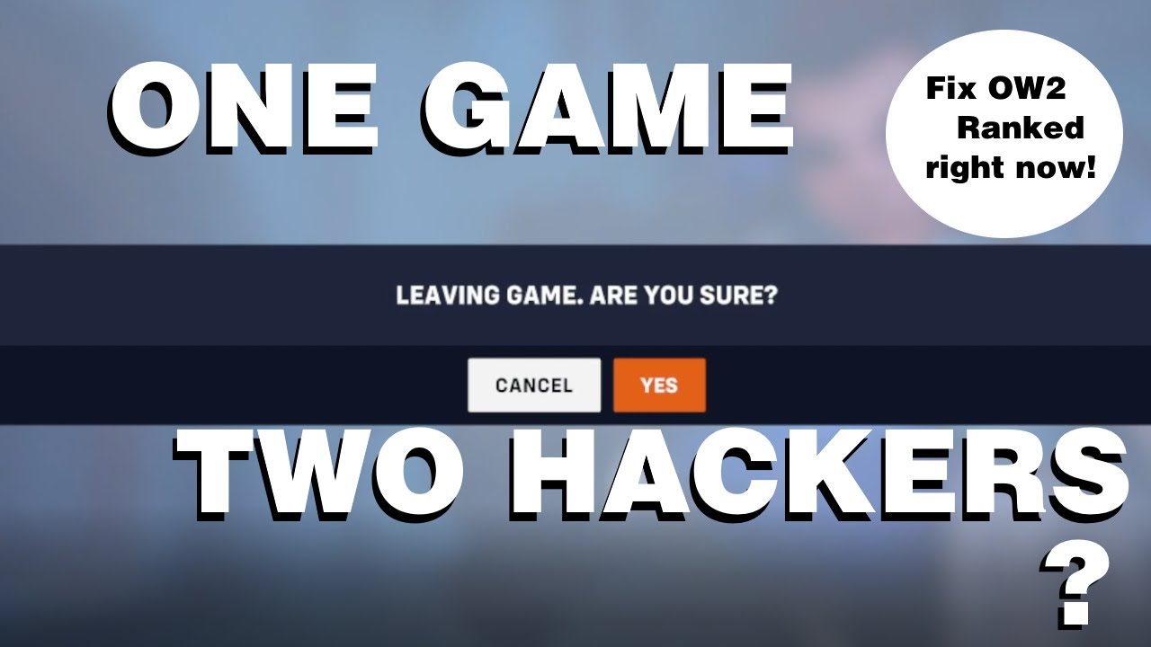 Two OW2 Ranked Hackers in One Game. - YouTube