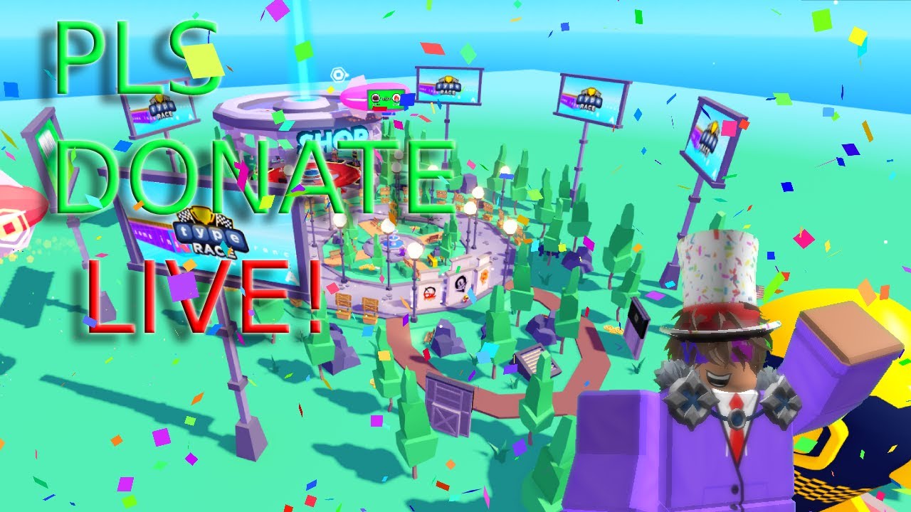 Roblox First PLS DONATE GIVEAWAY! 🔴LIVE! - YouTube
