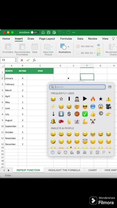 How to Create Star Ratings in Excel Using REPT Function | Ultimate Rating System Tutorial - YouTube