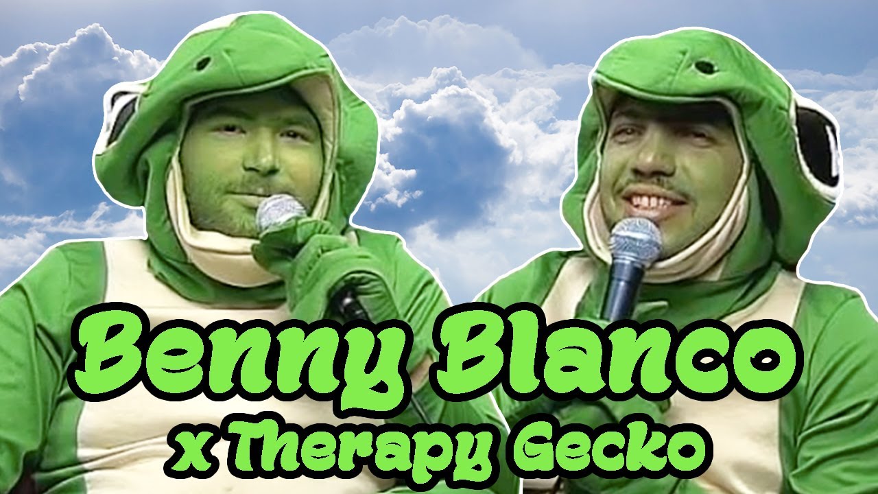 BENNY BLANCO GIVES ADVICE AS A GECKO - Therapy Gecko - YouTube