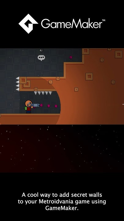 Secret walls in my Metroidvania indie game #indiegame #indiegamedev #gamedev #gamemaker - YouTube