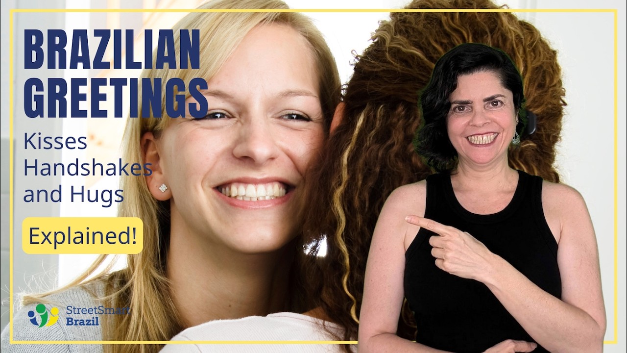 Brazilian Greetings Explained: Kisses, Handshakes, and Hugs - YouTube