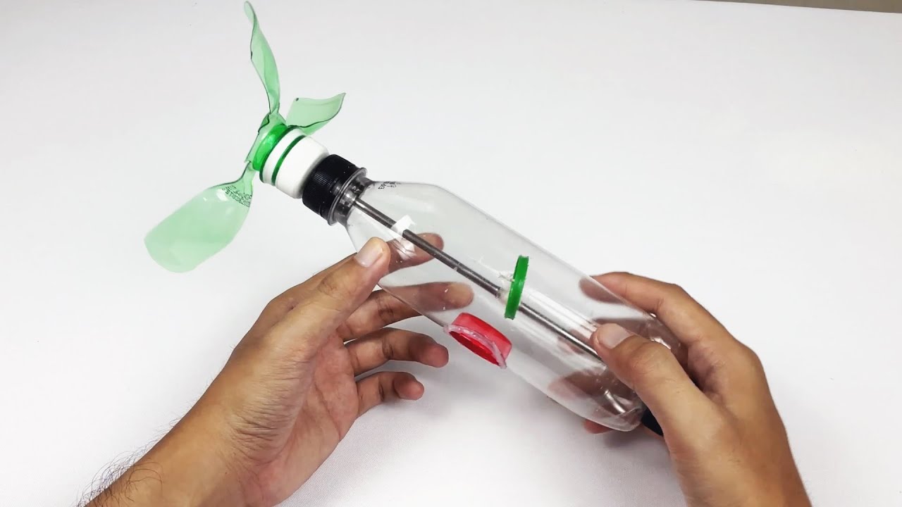 How to Make a Plastic Bottle Hand Fan EASY - YouTube