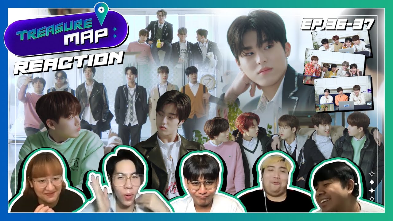 [REACTION] TREASURE MAP EP.36-37 WEB DRAMA 🎬 괜찮아, 우정이야 🎬 & Behind the Scene | SPOP SPACE - YouTube