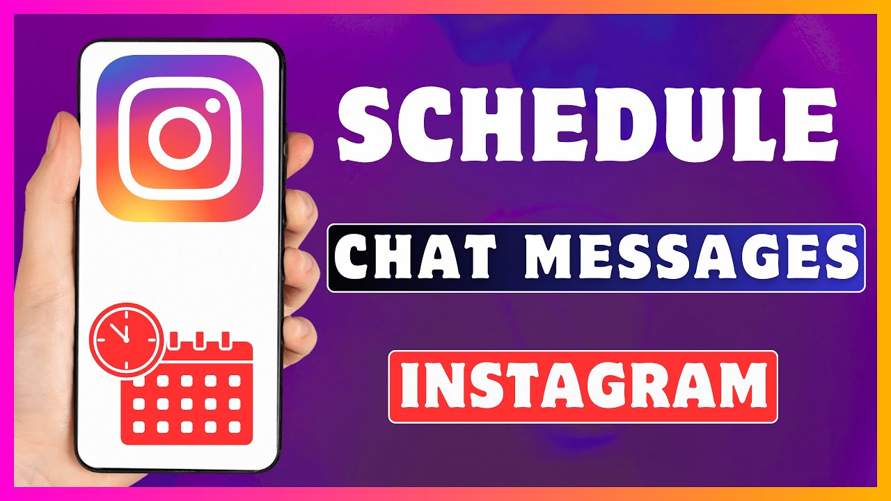 How To Schedule Messages On Instagram | Set Insta Chat Message For Schedule - YouTube