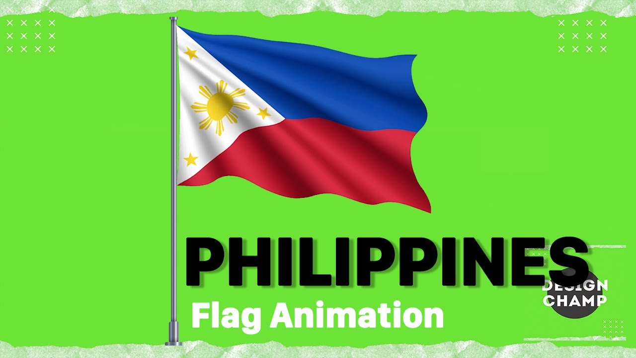 Philippines Flag Green Screen Animation | Philippines Flag Animation ...
