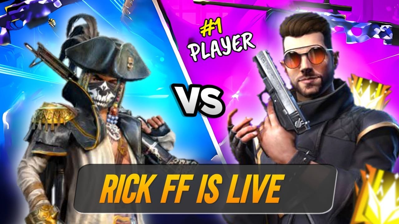 🔴 Live🔴 DAY 44 Rick FF free fire live Road to 10k #freefire #headshot # ...