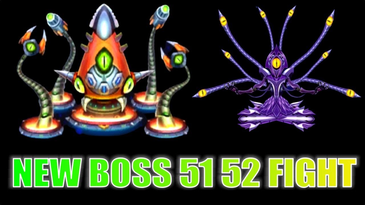 Comparison of Boss 51 and Boss 52 in Space Shooter by Rockit Studio ...
